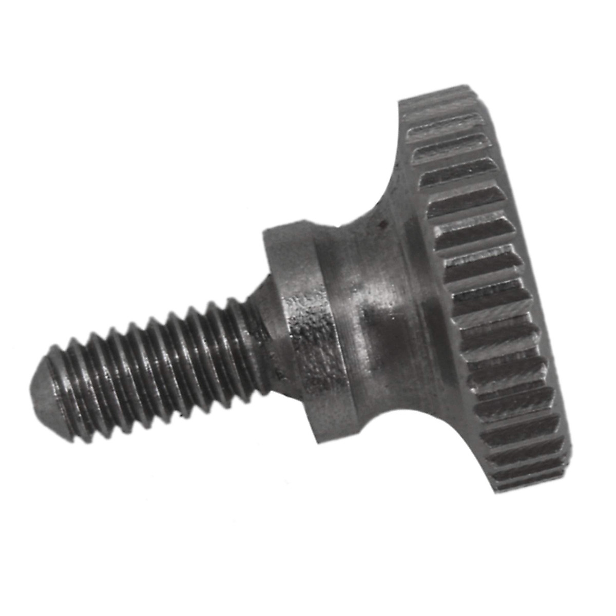 CNBTR M2.5x6mm Flat Knurled Head Fully Threaded Thumb Screws Bolt Fastener Pack of 4