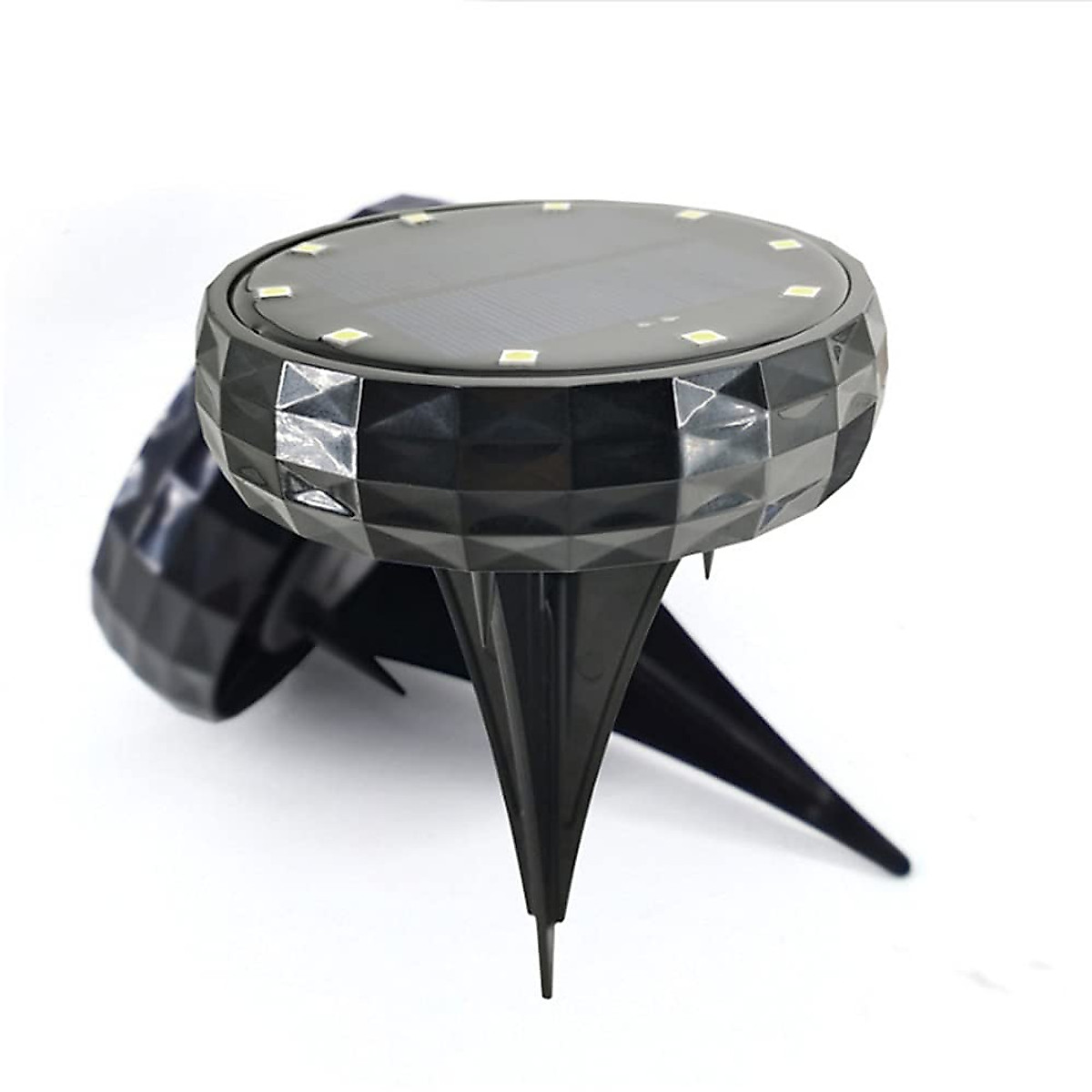 ZHUANYIYI Outdoor Solar Ground Plug Lights, Garden Ground Plug Lawn Waterproof Landscape Lights, Home Garden Pavement Decorative Lights