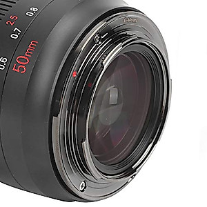 Vipxyc Camera Lens, F1.05-16 50mm Manual Focus Lens Z Mount Full Frame/APS Lens Black for Nikon Z6/Z7/Z50/Z6II/Z7II Camera