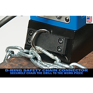 Hougen HMD905S 115-Volt Swivel Base Magnetic Drill with Coolant Bottle Plus 1/2" Drill Chuck, Adapter and 12002 Rotabroach Cutter Kit