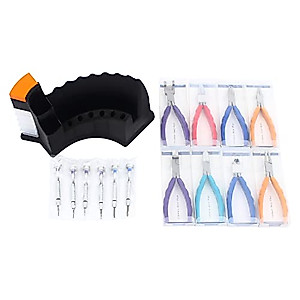 8Pcs Optician Optical Tools Kit, Eyeglasses Repair+6Pcs Screwdrivers Pliers Eyeglasses Nose Pad Pliers Glasses Repair Assembling & Adjusting Tools