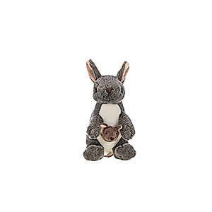 Wild Republic Kangaroo with Joey Plush, Stuffed Animal, Plush Toy, Gifts for Kids, Cuddlekins 8 Inches, 8", Model:10867