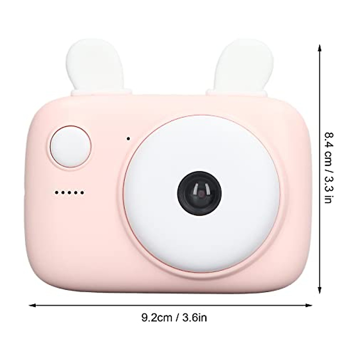 Restokki Kids Camera, 1280 * 720 Pixels Timed Shooting Children Digital Camera Mini Portable HD Selfie Camera Toys for Toddler' s Birthday Gift(Pink)