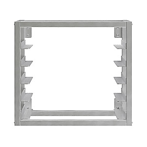 AmGood Wall Mounted Sheet Bun Pan Rack 21″ x 13″ x 18″ | Fits 5 Pans | Aluminium | NSF