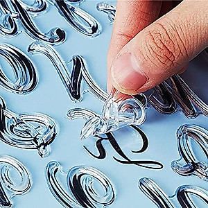 Alphabet Cake Stamp Tools Cookie Stamp Set Alphabet Numbers Fondant Cake Mold (9 pieces)