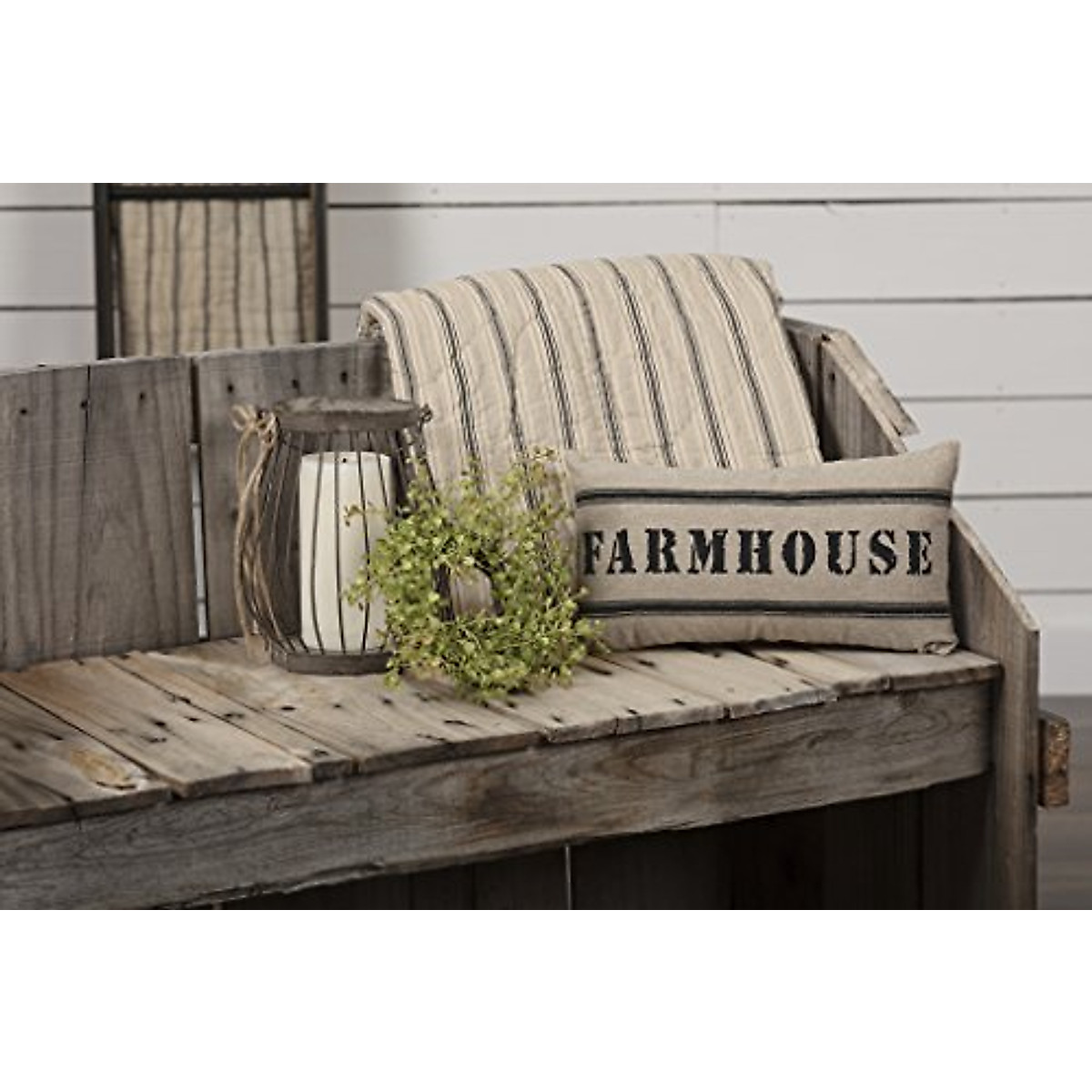 VHC Brands Farmhouse Pillows & Throws-Sawyer Mill 7" x 13", One Size, Farmhouse