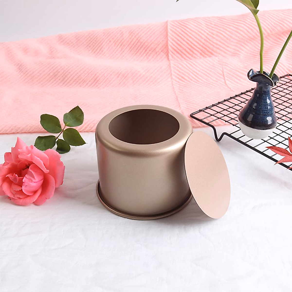 4 Inch Heightening Cake Moulds Metal Material Round Cheese Molds Baking Pans Cake Template Baking Dish Bakewares Gadgets Metal Cake Tins