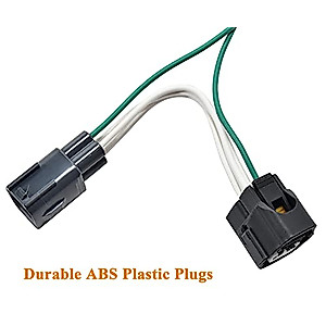 Oyviny Custom 4 Pin Trailer Wiring Harness 55363 for 1998-2006 Jeep TJ/Jeep Wrangler, Plug&Play TJ Trailer Wiring 80 Inches