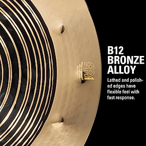 Meinl Cymbals Classics Custom Dual 18" China Cymbal, Dark and Brilliant Finish — Made in Germany — for Rock, Metal and Fusion, 2-Year Warranty, (CC18DUCH)