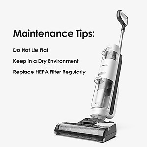 Tineco iFLOOR 3 Breeze Complete Wet Dry Vacuum Cordless Floor Cleaner and Mop One-Step Cleaning for Hard Floors