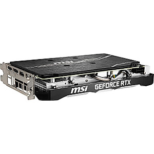 MSI Gaming GeForce RTX 2060 126GB GDRR6 192-bit HDMI/DP 1680 MHz Boost Clock Ray Tracing Turing Architecture VR Ready Graphics Card (RTX 2060 Ventus 12G OC)