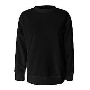 Miekld Oversized Sweatshirt for Women Women Neck Sweatshirt Long halloween shirts for women my open orders oversized t shirts western tops for women womens crewneck tshirt under 2 dollars