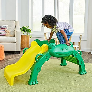 KidKraft Hop & Slide Frog Toddler Climber for Gross Motor Skills, Gift for Ages 1.5-3