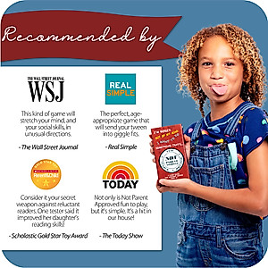 Not Parent Approved - The Hilarious Family Game Night Card Game for Kids, Teens & Tweens, The Perfect Funny Christmas & Birthday Gift for Boys & Girls