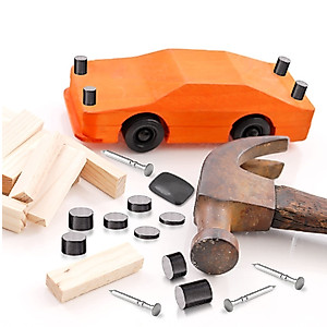 4.625 Ounces Tungsten Weight Tungsten Putty Weights and 4 Pcs Polished Axle Cylinder Weight Wood Car Incremental Weights Compatible with Pinewood Derby Car Weights