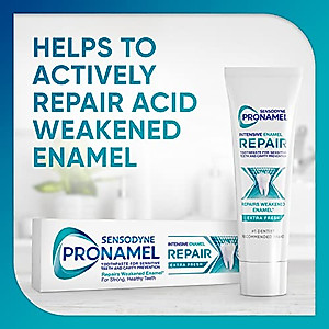 Sensodyne Pronamel Intensive Enamel Repair Toothpaste for Sensitive Teeth, to Reharden and Strengthen Enamel, Extra Fresh - 3.4 Ounces