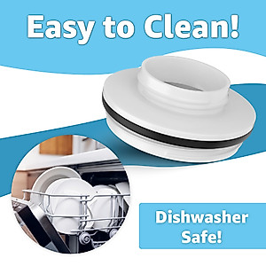 Jmoe USA Tumbler Adapter for Stanley to Cirkul | Use Your Flavor Cartridges with Your Tumbler | BPA Free Plastic, Food Grade Silicone | Fits 40oz & 64 oz Stanley Quencher H2.0 FlowState Tumblers