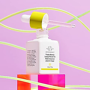 Drunk Elephant Virgin Marula Luxury Facial Oil - Vegan Anti-Aging Skin Care and Face Moisturizer (15 mL / 0.5 Fl Oz)