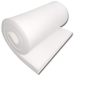 FoamTouch Upholstery Foam Cushion High Density, 6" H X 24" W X 24" L