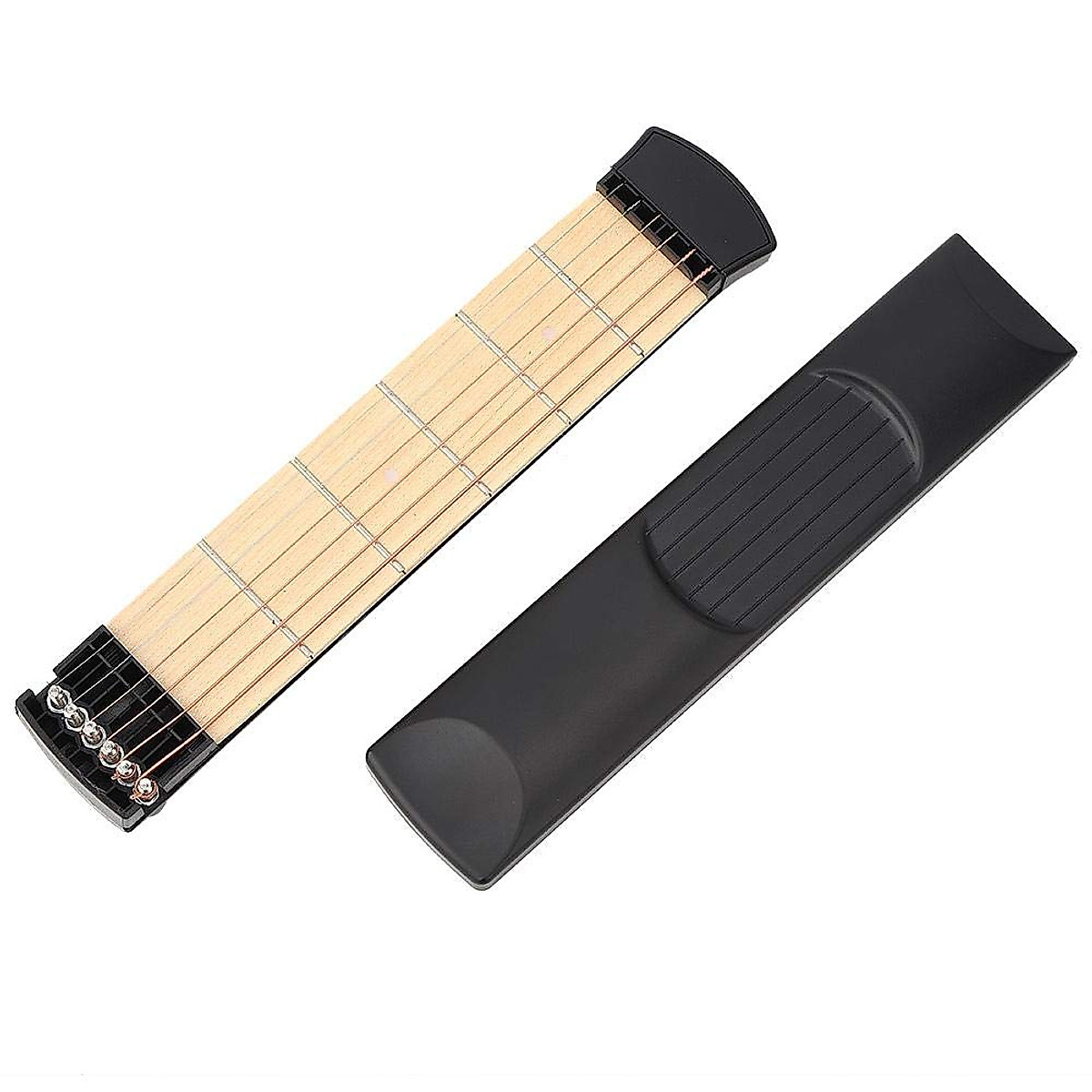 Caredy Portable Portable Guitar, Durable Lightweight 6 Fret Guitar, for Guitar Beginners for Professional Guitarist