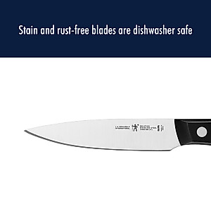 HENCKELS Solution Razor-Sharp 4-inch Paring Knife, German Engineered Informed by 100+ Years of Mastery