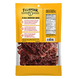 Tillamook Country Smoker Keto Friendly Zero Sugar Beef Jerky, Hot & Spicy, 6.5 Ounce