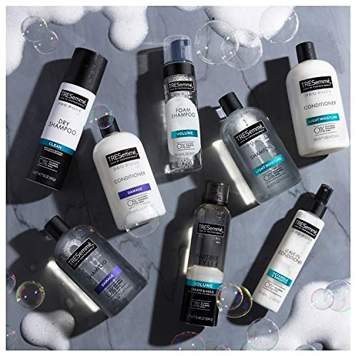 TRESemmé Pro Pure Shampoo For Daily Moisture Light Moisture Paraben Free, Dye Free Shampoo 16 oz