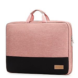 bagasin Laptop Sleeve Case 17 17.3 Inch, Slim Water Resistant TSA Laptop Cover with Handle Durable Protective Computer Carrying Case Compatible with HP Dell Lenovo Asus Notebooks