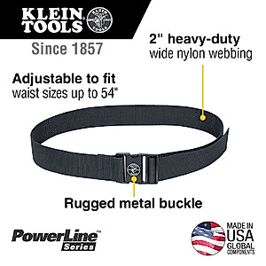 Klein Tools 5705 PowerLine Web Work Belt