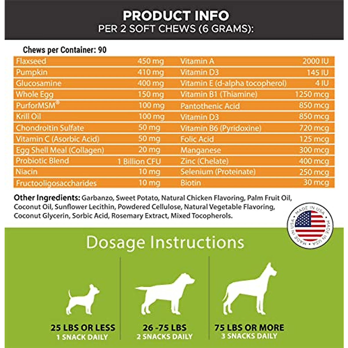 Googipet 10 in 1 Dog Multivitamin with Dog Probiotics for Gut Health, Dog Vitamins and Supplements with MSM & Glucosamine for Dogs Hip & Joint Support - Chondroitin & Omega 3 Fish Oil for Skin & Coat