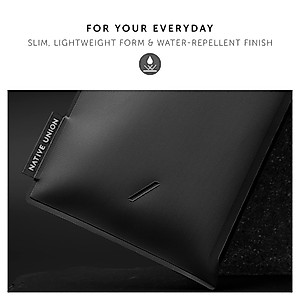 Native Union Sling Tech Carrier – Water-Repellent Adjustable Crossbody Pouch for Phone & Essentials, Stores Cards, Cash, Keys & More – 2 Zippered Compartments with Light Protection (Sand)