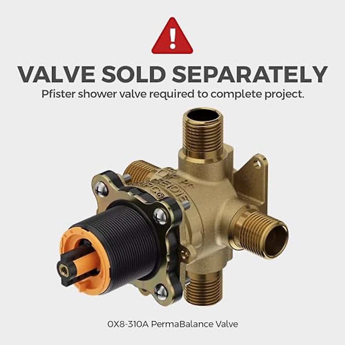 Pfister R89-1DAB R891DAB Valve Only Trim, Matte Black