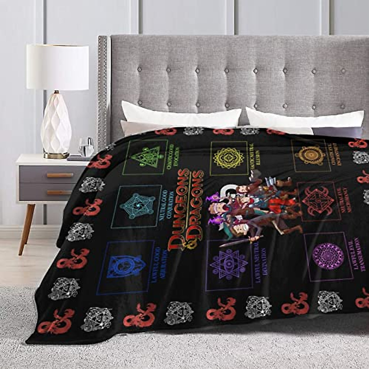 Throw Blankets - Lightweight Flannel Fleece - Soft, Cozy - Perfect for Bed, Sofa, Couch