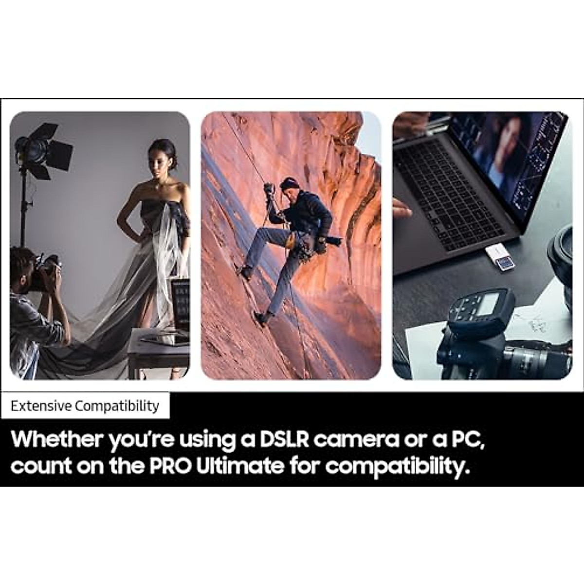 SAMSUNG PRO Ultimate Full Size 128GB SDXC Memory Card, Up to 200 MB/s, 4K UHD, UHS-I, C10, U3, V30, A2, for DSLR, Mirrorless Cameras, PCs, MB-SY128S/AM