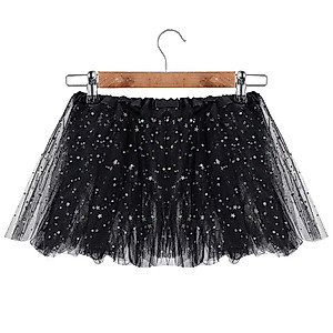 Light Pink Tutu for Women Princess Women Small Skirt Bulb Skirt Mesh with LED Pleated Tulle Star Sequins Skirt