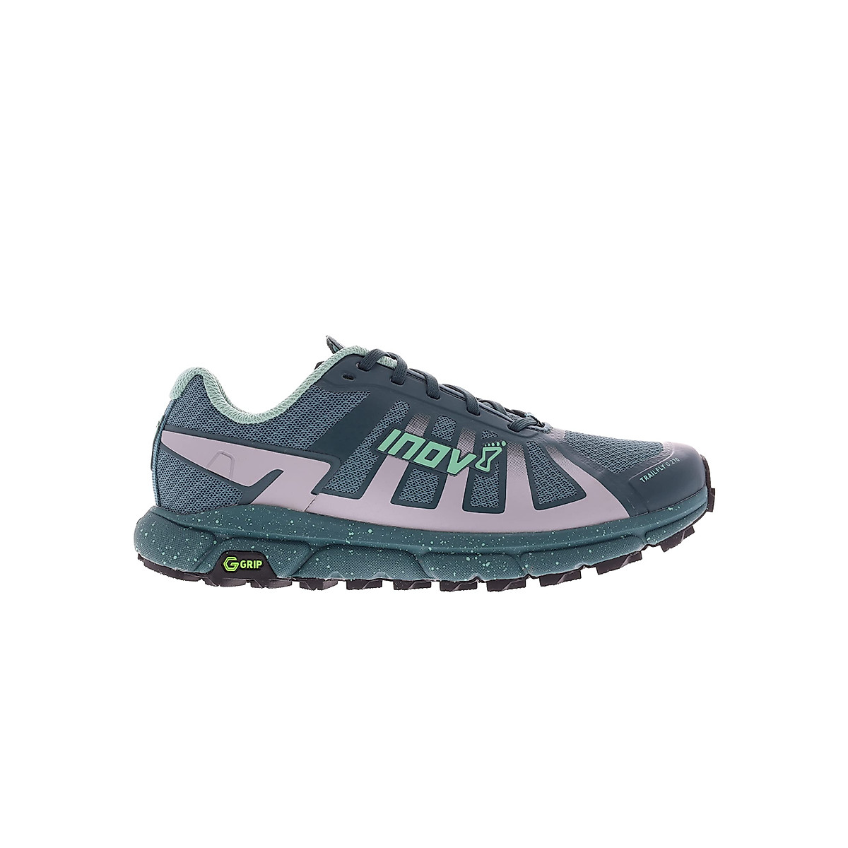 Inov-8 Women's Trailfly G 270 Trail Running Shoes Sneaker, Pink/Mint, 7.5