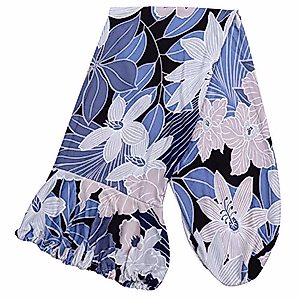 Garneck Tower Fan Dust Cover Dust Proof Fan Protective Cover Flower Pattern for Pedestal Fan Floor Fan Standing Fan Decoration (Dark Blue)