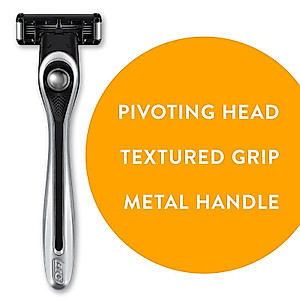 BIC US 5-Blade Unisex Shaving Razor For Men and Women, Lubrication Strip For a Smooth, Close Shave, 12 Cartridges