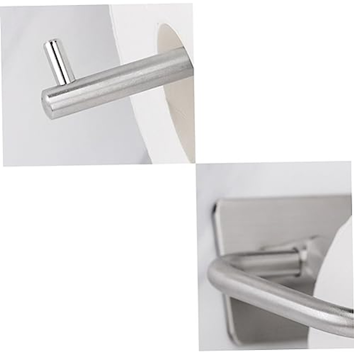 Tissue Storage Shelf Roll Bathroom Accessories Roll Tissue Holder Roll Nail Free Paper Towel Holder Toilet Paper Holder Silver Paper Rack