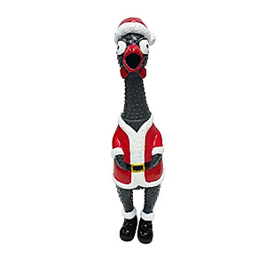 ANIMOLDS Squeeze Me Christmas Chicken- Hilarious Screaming Rubber Chicken Toy for Kids Novelty Squeaky Toy | The Perfect Stocking Stuffers for Kids and Adults