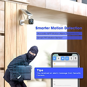Topiacam Wireless Security Camera System Outdoor with Solar Powered for Home Includes Base Station and Cameras, 3MP Night Vision with 2-Way Audio (4 Solar Camera Set)