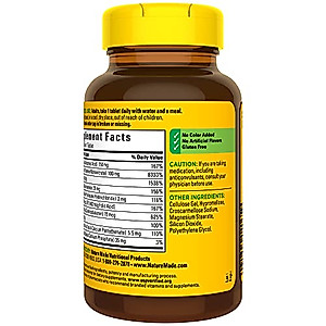 Nature Made Super B Complex Tablets, 140 Count (Pack of 3)