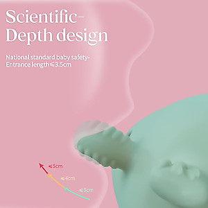 Teething Toys for Babies 3+ Months,Cute Dog Buddy Never Drop Silicone Teether Toys for Infants 3+ Months,Baby Chew Toys for Sucking Needs,BPA Free(Green)