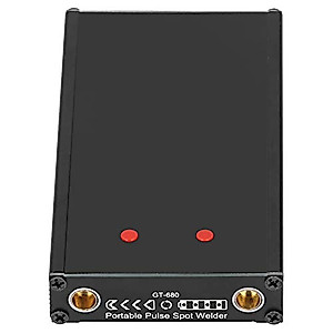 Kaufpart Spot Welding Machine - Black Mini Portable DIY Aluminum Alloy Fireproof Welder Set - GT‑680 - Compact and Convenient - Ideal for Various Welding Projects