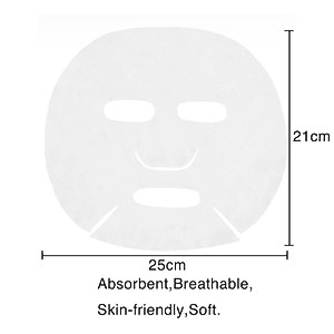 100 pcs Compressed Facial Mask Sheet Beauty DIY Disposable Mask Paper Natural Cotton Skin Care Wrapped Masks Normal Thick，Get a Small Mask Bowl Free