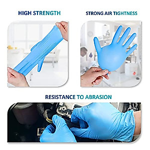PROMEDIX P Nitrile Gloves, 4mil-100 Count, Gloves Disposable Latex Free, Disposable Gloves for Household, Food safe