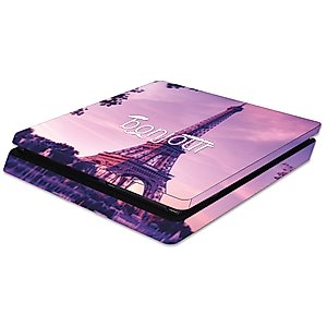MightySkins Skin Compatible with Sony PS4 Slim Console - Bonjour | Protective, Durable, and Unique Vinyl Decal wrap cover | Easy to Apply, Remove, and Change Styles | Made in The USA