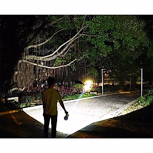 XARONF LED Camping Lantern, COB Rechargeable Battery Lantern, 4000mAh Power Bank, Waterproof Camping Hiking Flashlight, Tent Light for Power Outage, Hurricane, Survival, Hiking