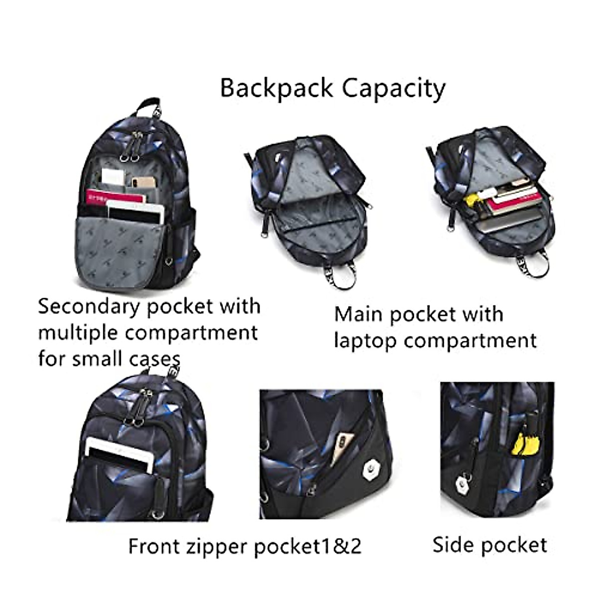 Mfikaryi Backpack for Boys,Elementary School Bags,Middle School Bookbag for Teens