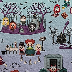 Loungefly Disney Hocus Pocus Scene Womens Double Strap Shoulder Bag Purse